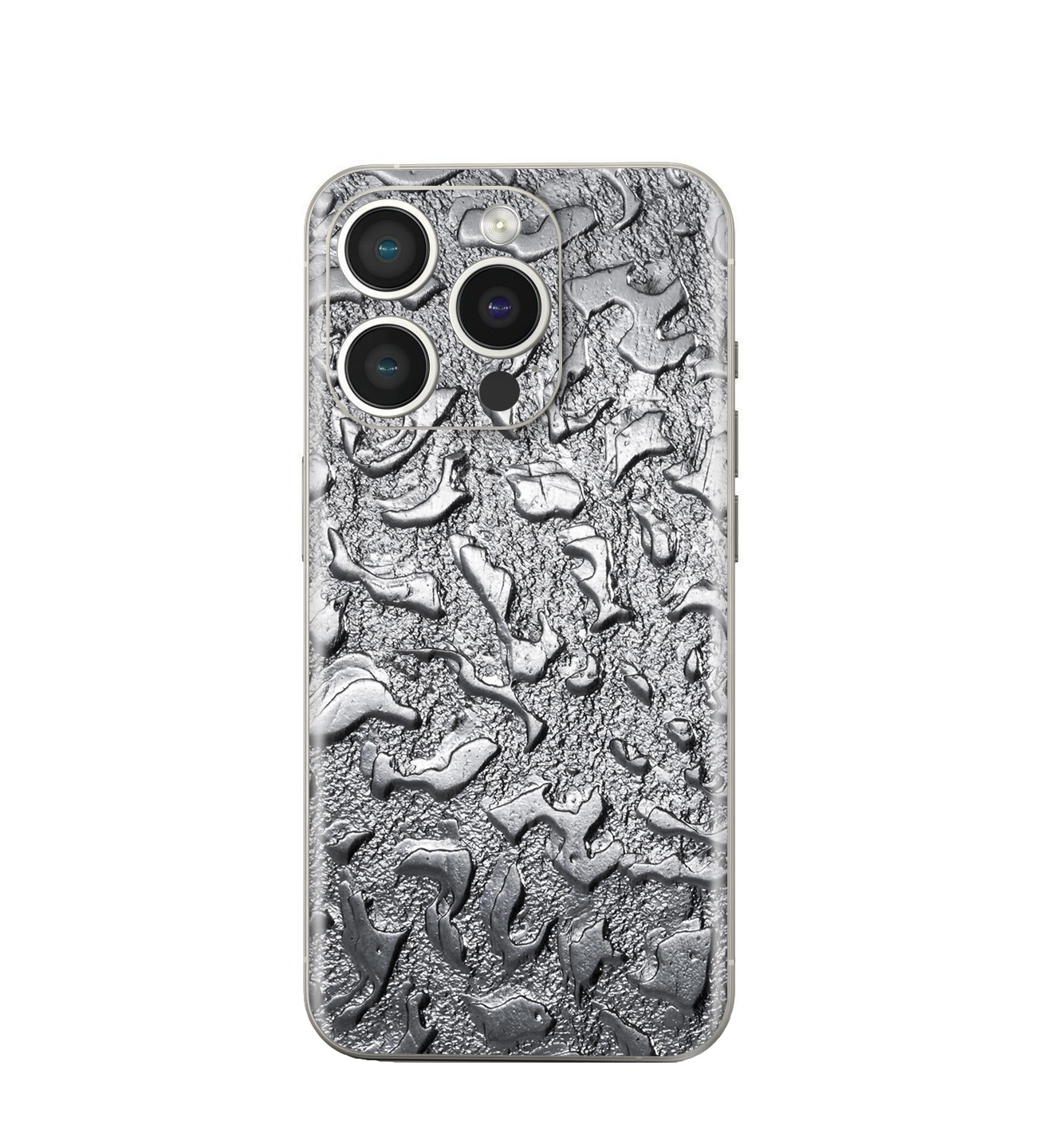iPhone 15 Pro Metal Texture - MobSKINZ